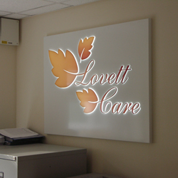 Illuminated Office Wall Signs | Illuminated Business Signs UK - Bespoke ...